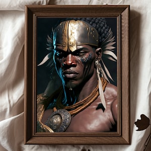 Ogun: the Orisha of Iron Art Print. Digital Print Instant Download ...
