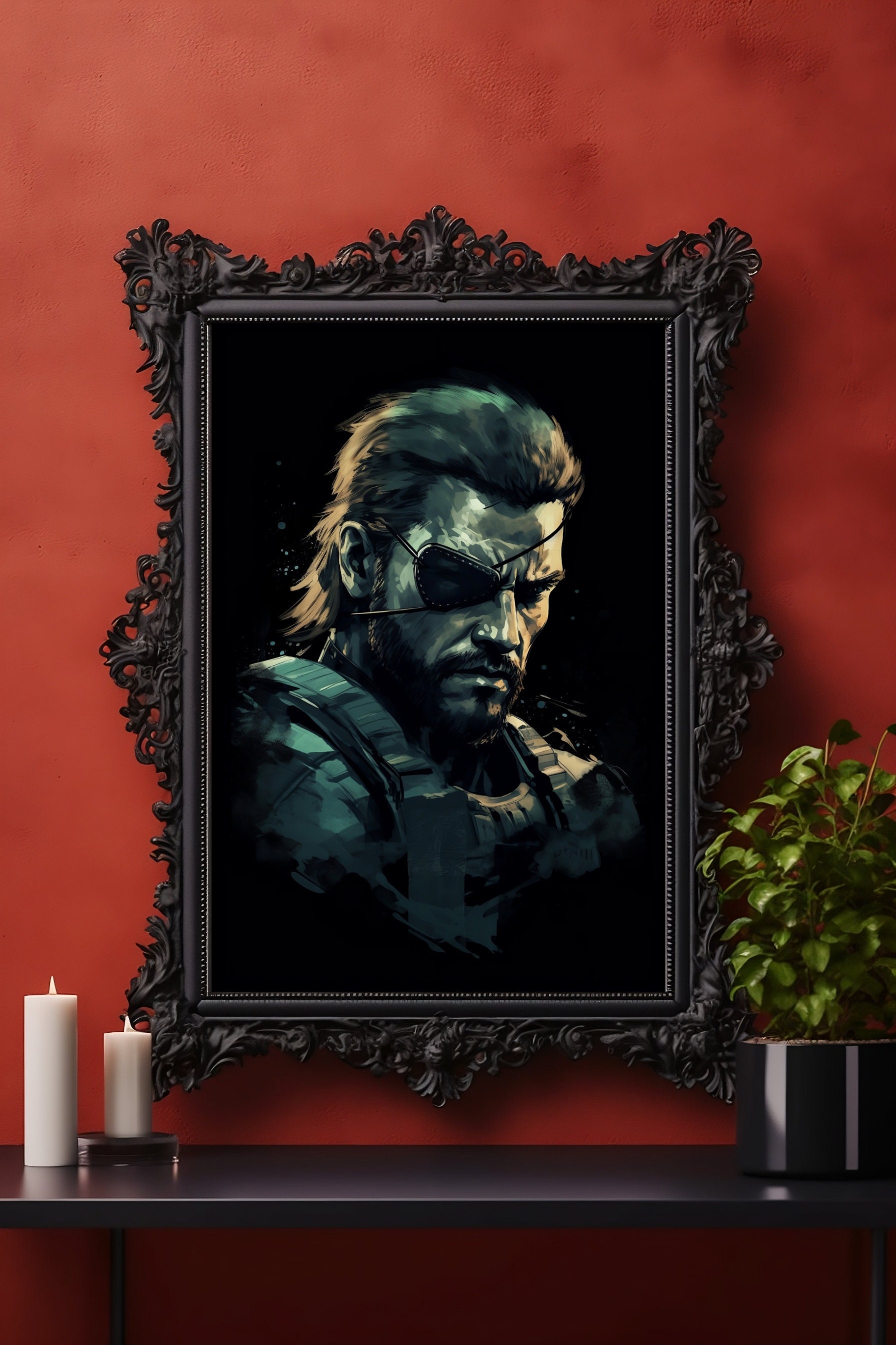 Snake Big Boss Art Print Digital Print Instant Download High Resolution ...