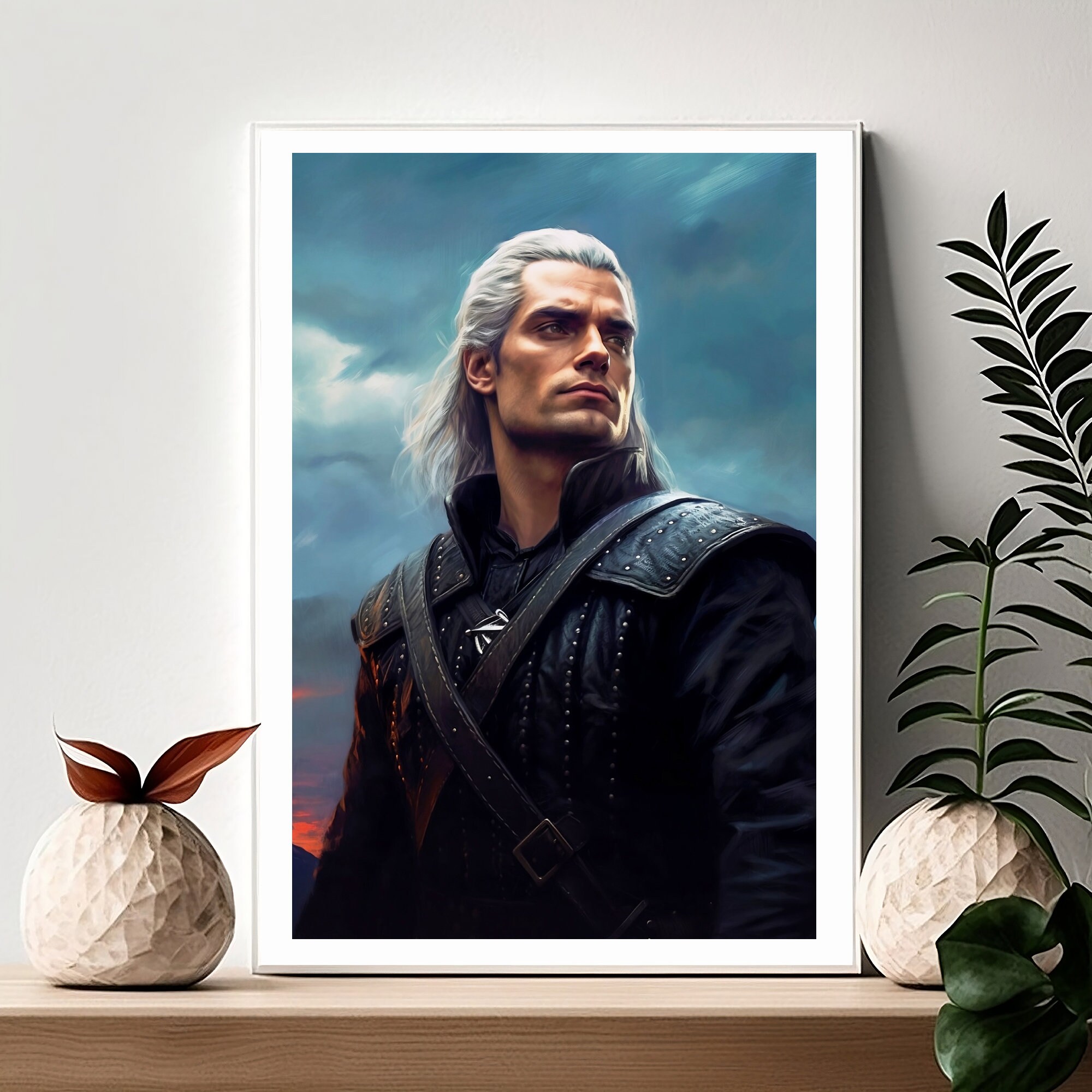 The Witcher Henry Cavill Art Print Digital Print Instant Download High ...