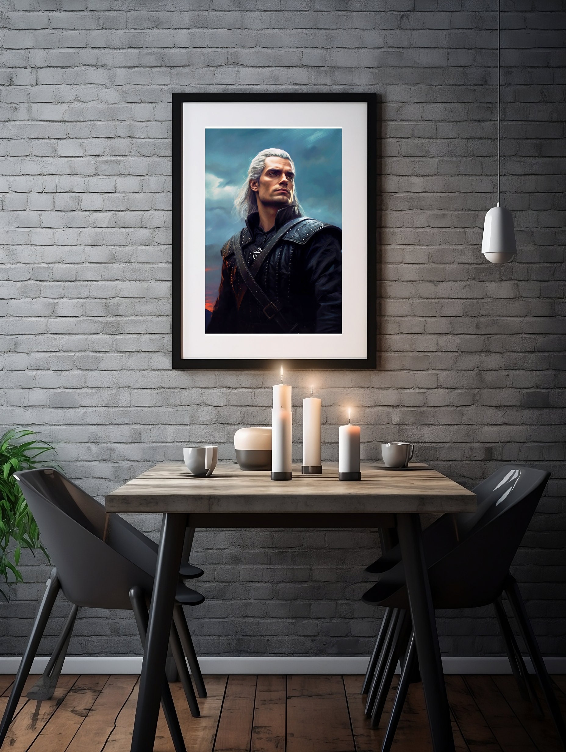 The Witcher Henry Cavill Art Print - Etsy