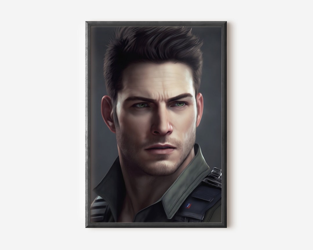Chris Redfield Art Print - Etsy