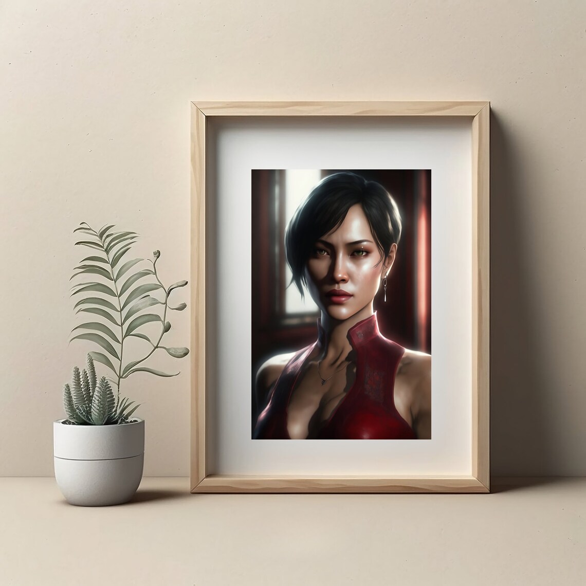 Ada Wong Art Print Digital Print Instant Download High Resolution ...