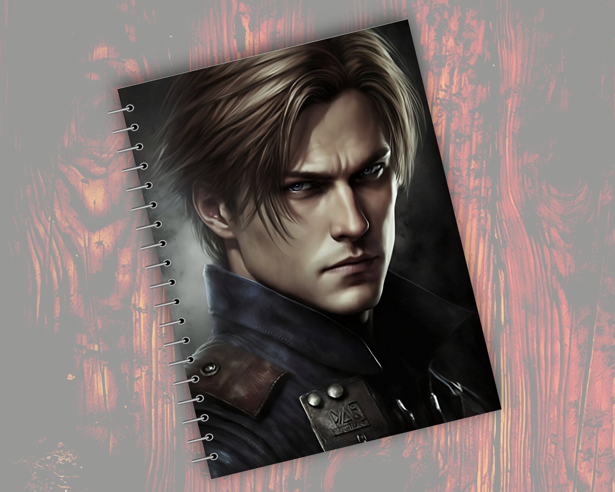 Spiral Notebook Leon S. Kennedy Art Print Journal Artwork - Etsy