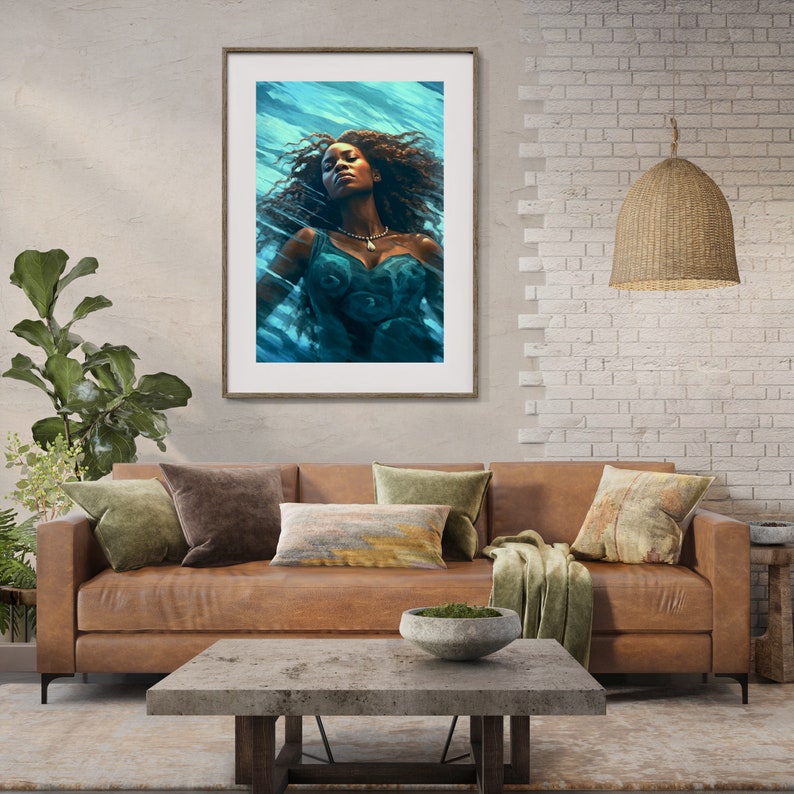 Yemaya: Orisha, Goddess, and Queen of the Sea Art Print. African Art ...