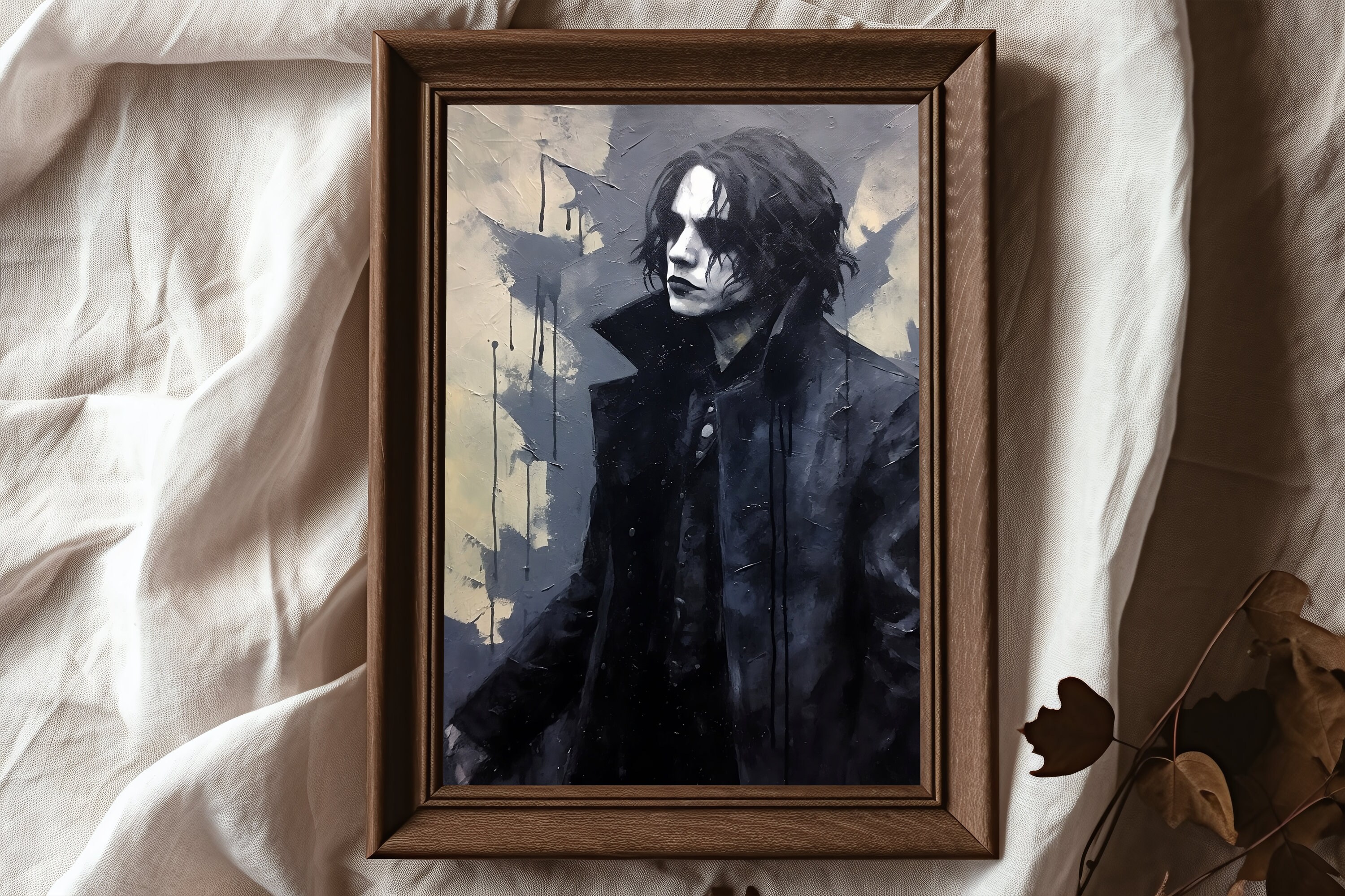 The Crow Painting Art Print - Etsy