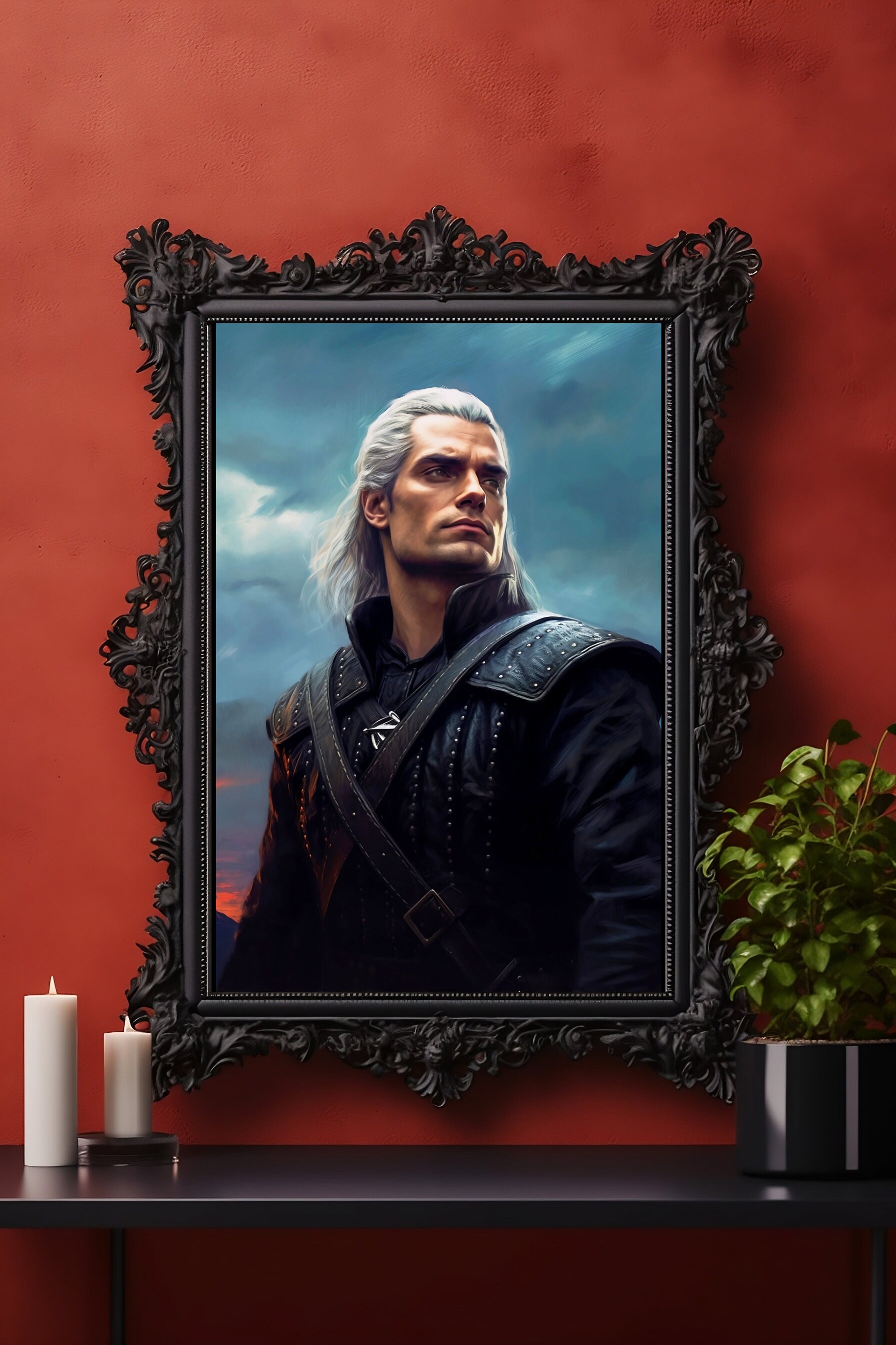 The Witcher Henry Cavill Art Print Digital Print Instant Download High ...
