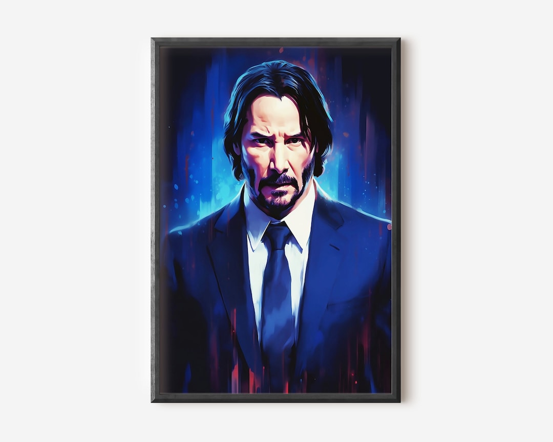 John Wick Art Print Digital Print Instant Download High Resolution ...