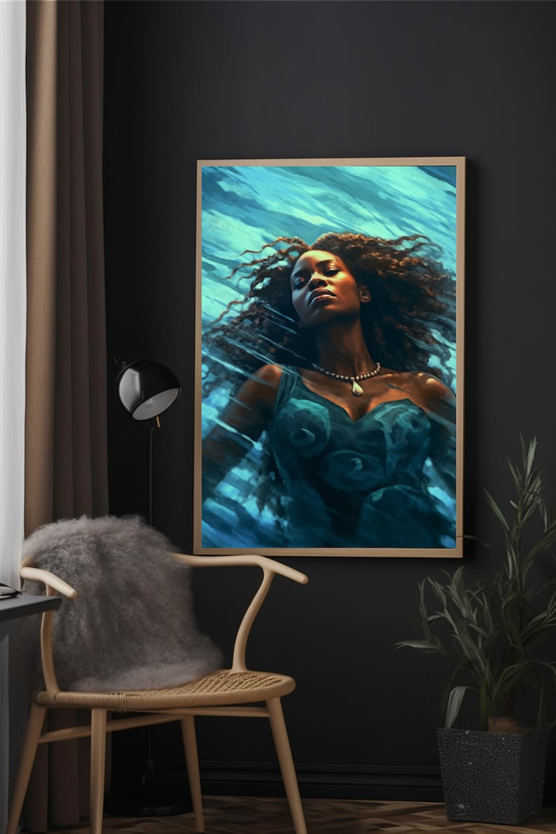 Yemaya: Orisha, Goddess, and Queen of the Sea Art Print. African Art ...