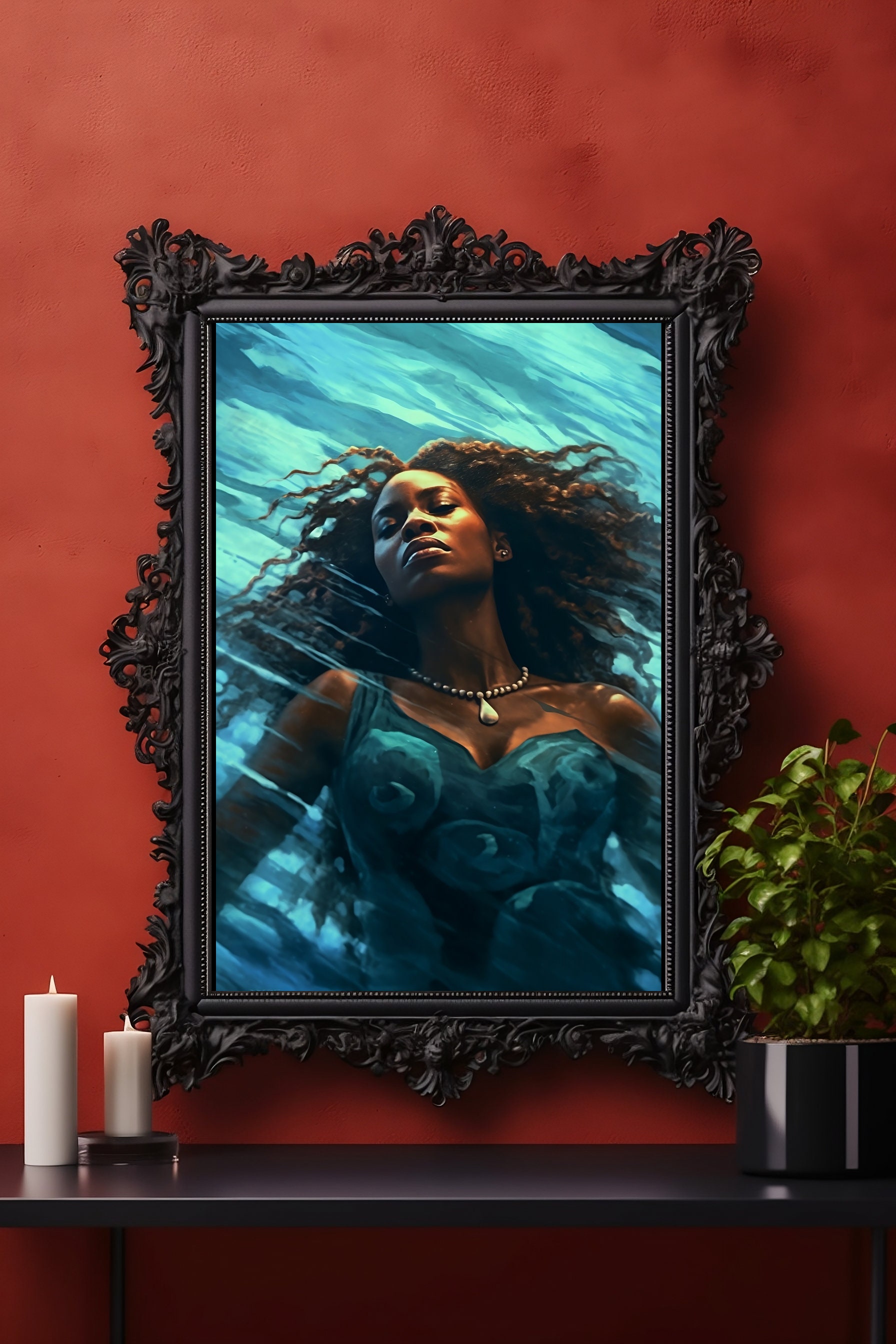 Yemaya: Orisha, Goddess, and Queen of the Sea Art Print. Digital Print ...