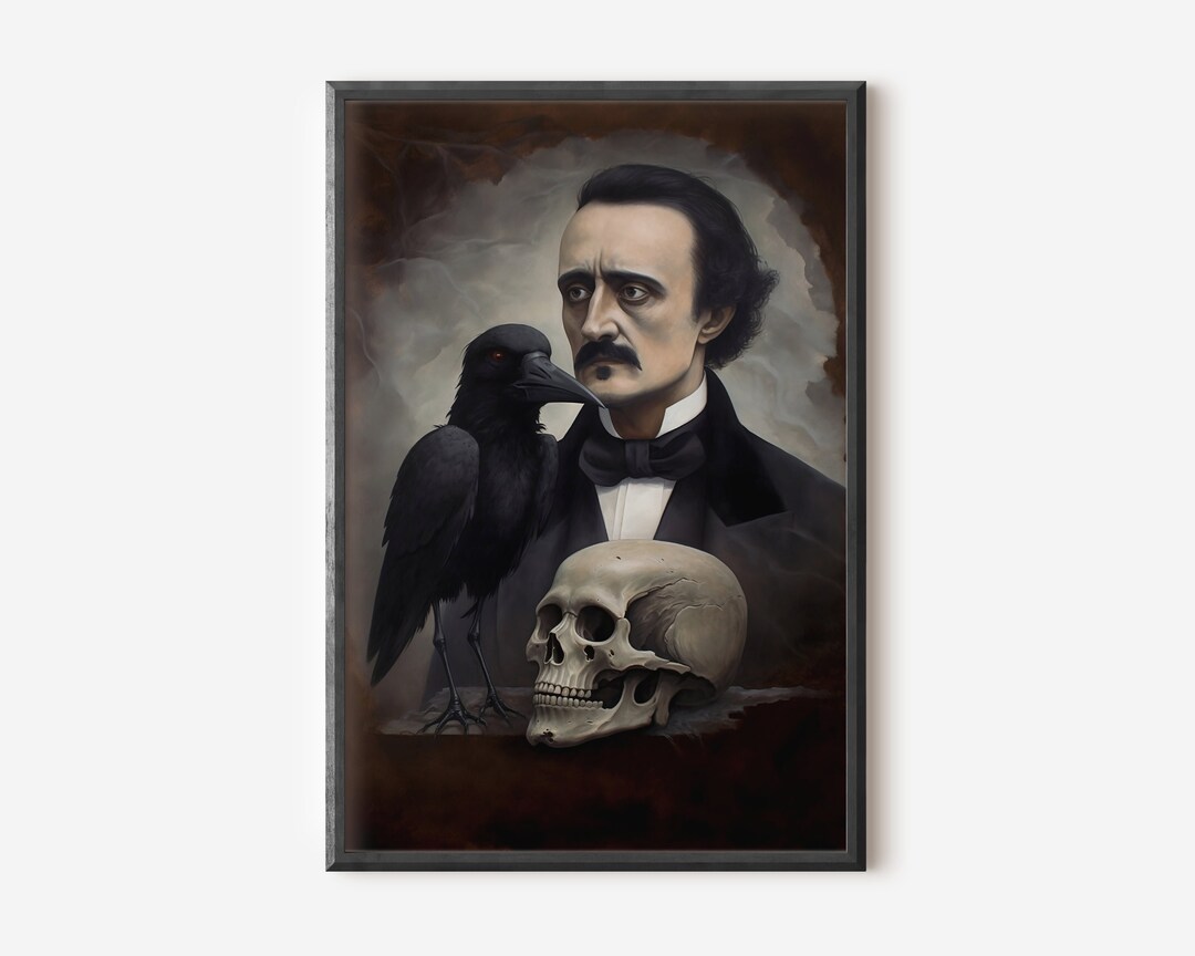 Edgar A. Poe Painting Art Print House of Usher Writer - Etsy