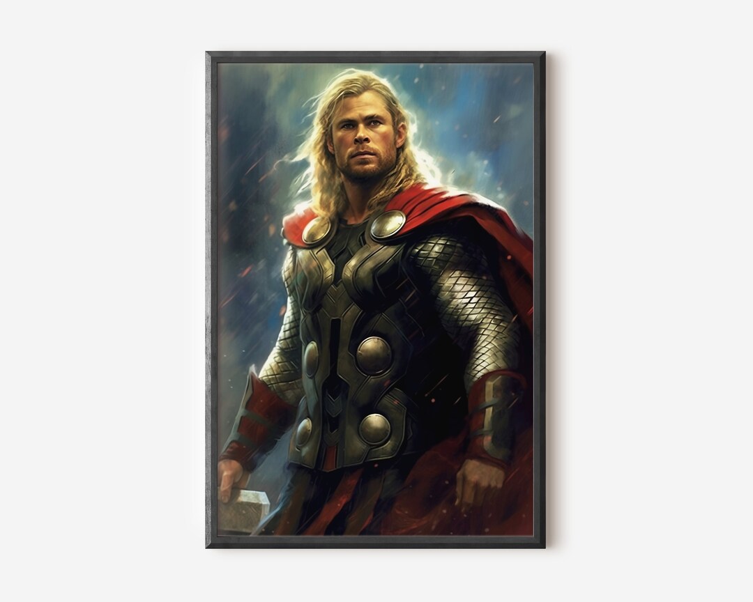 Thor Art Print Digital Print Instant Download High Resolution Digital ...