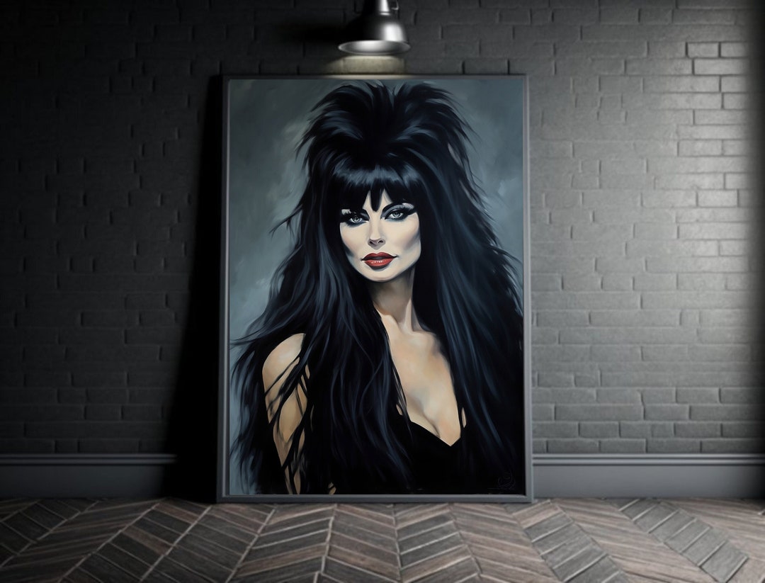 Elvira Painting Art Print - Etsy