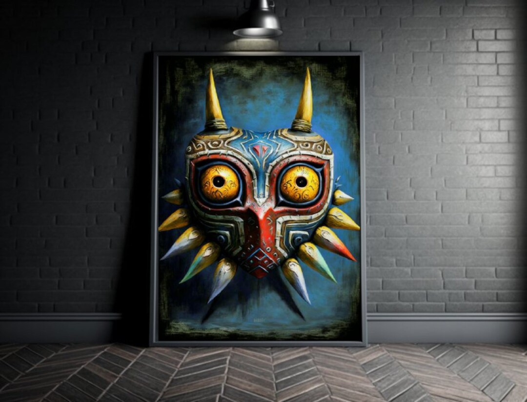 The Legend of Zelda: Majora's Mask Oil Painting Art Print - Etsy