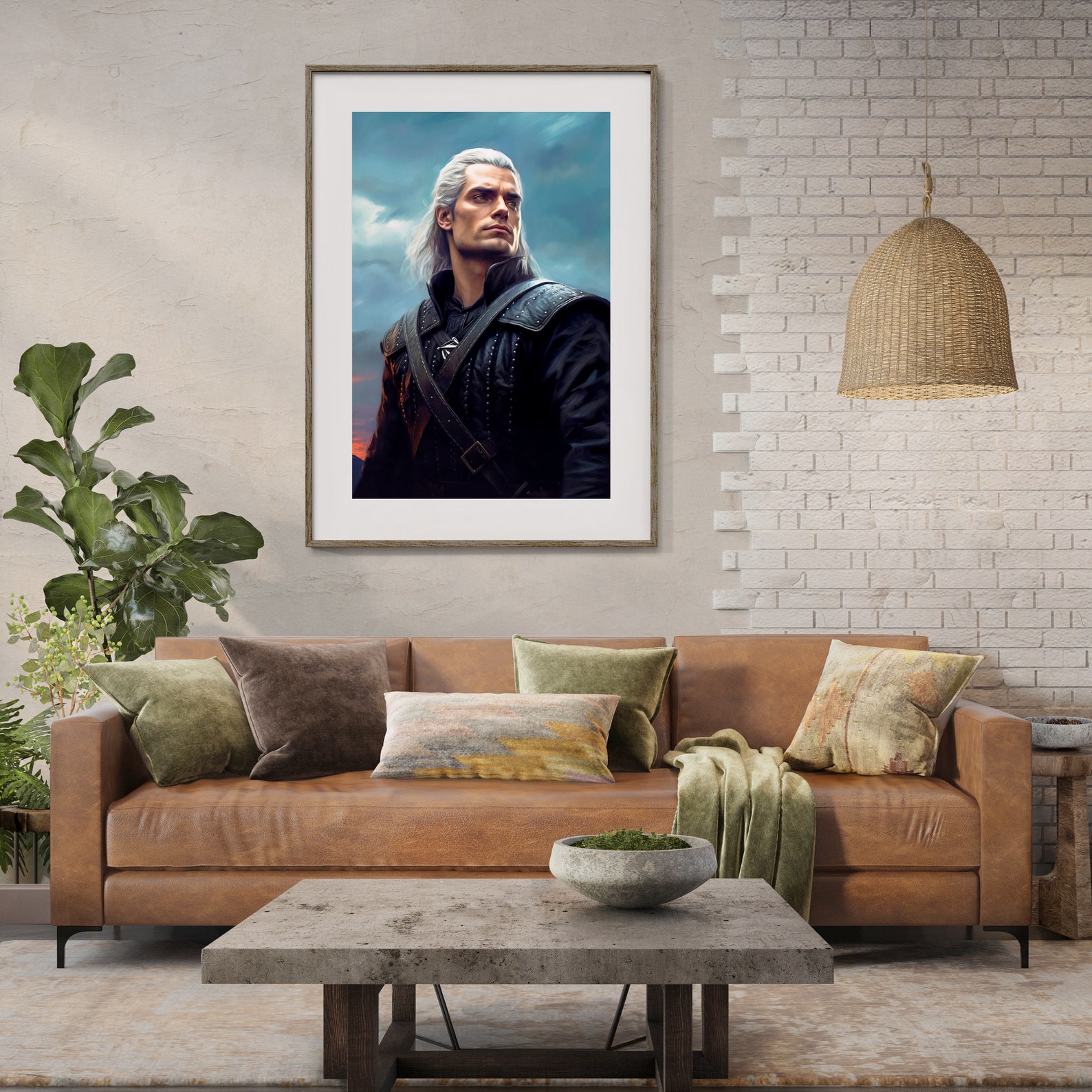The Witcher Henry Cavill Art Print - Etsy Australia