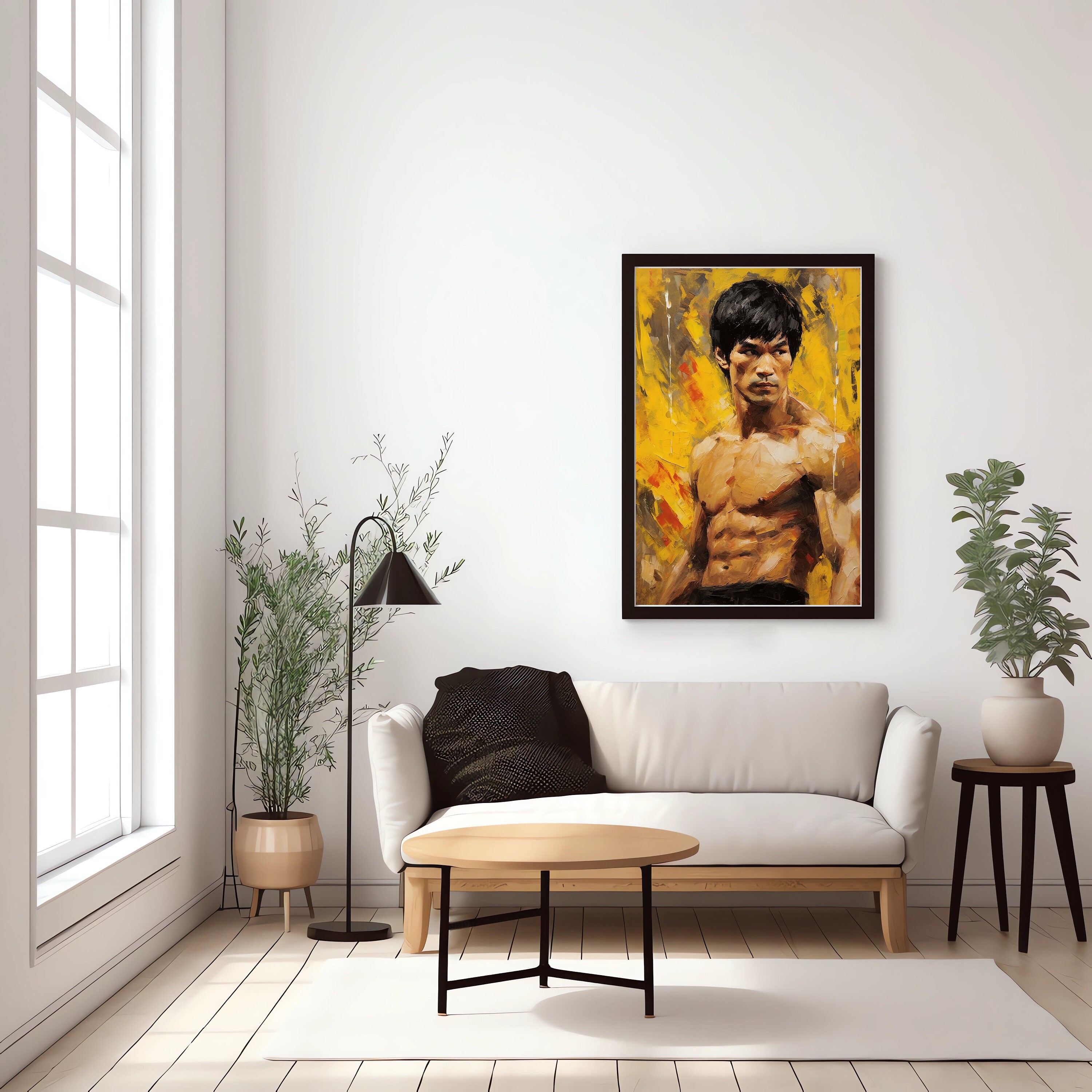 Bruce Lee Painting Art Print - Etsy