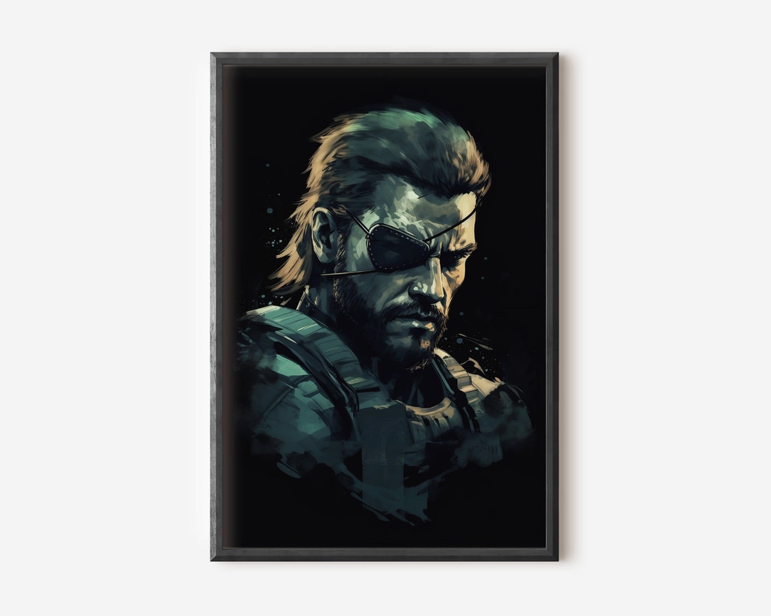 Snake Big Boss Art Print Digital Print Instant Download High Resolution ...