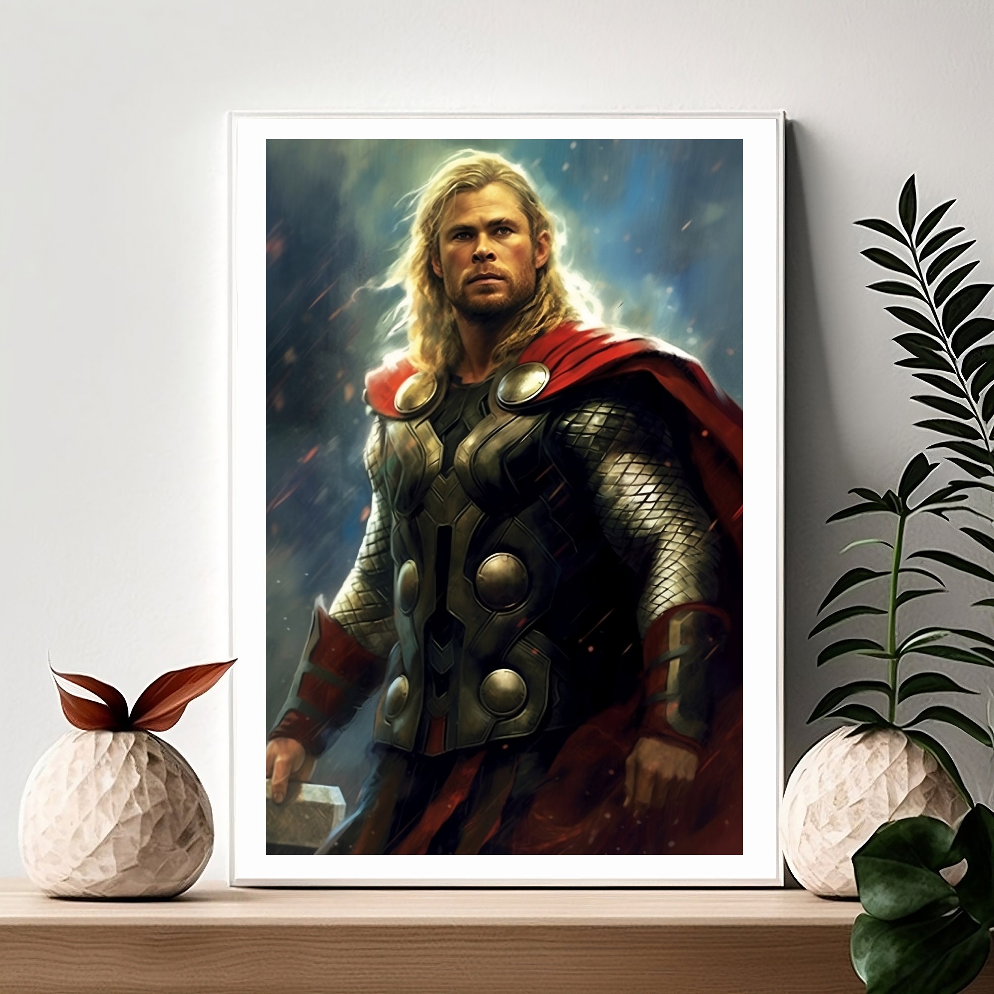 Thor Art Print Digital Print Instant Download High Resolution Digital ...