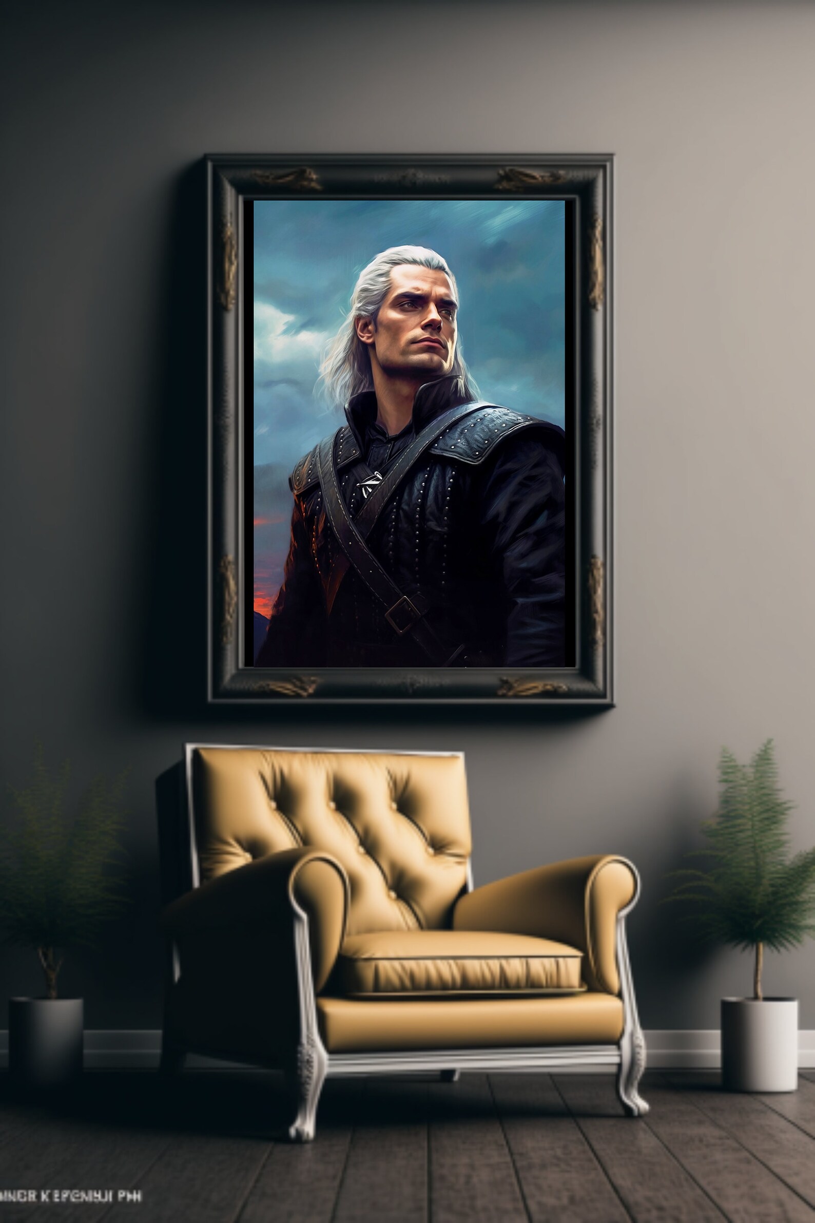 The Witcher Henry Cavill Art Print - Etsy Australia