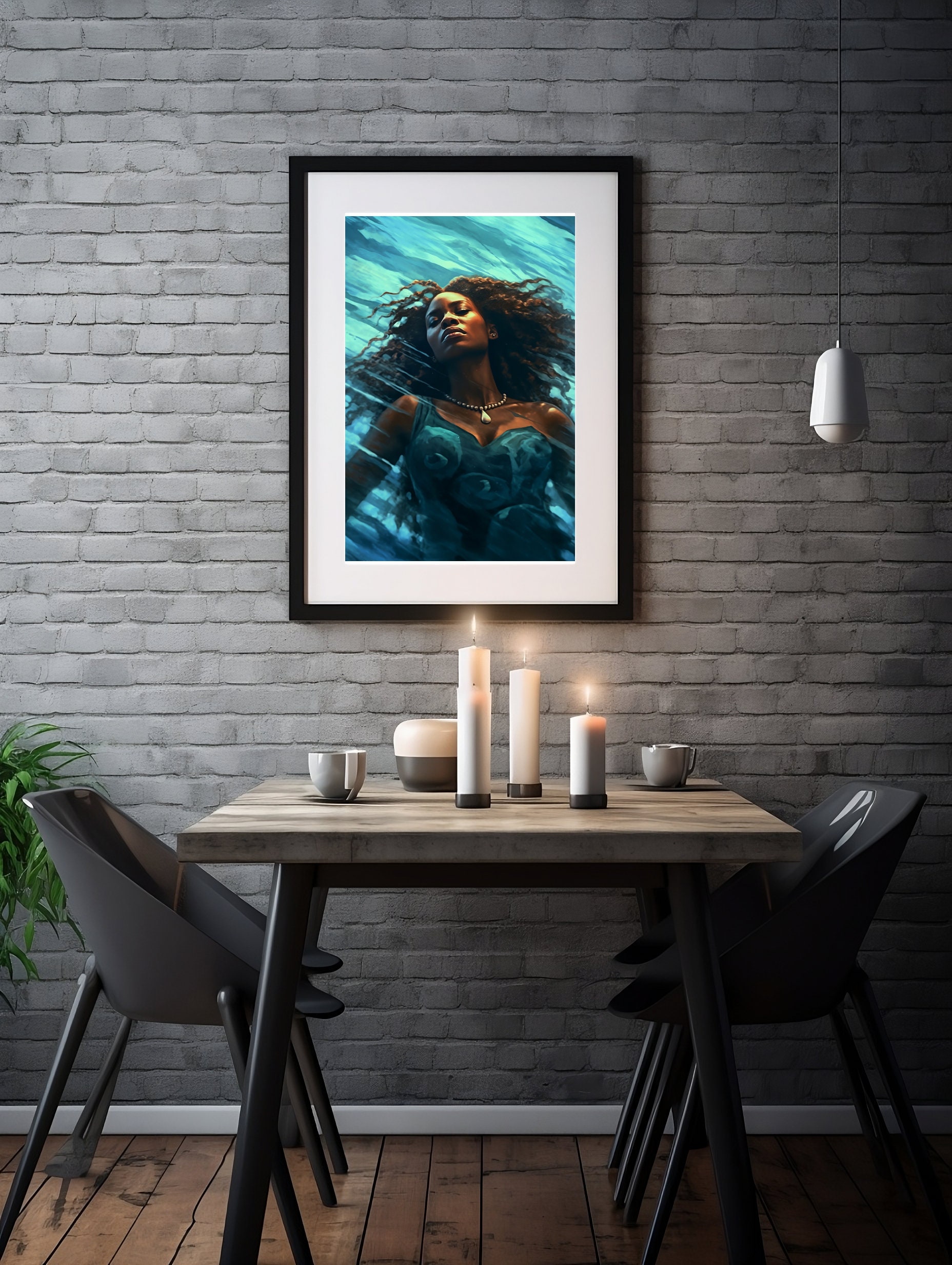 Yemaya: Orisha, Goddess, and Queen of the Sea Art Print. Digital Print ...