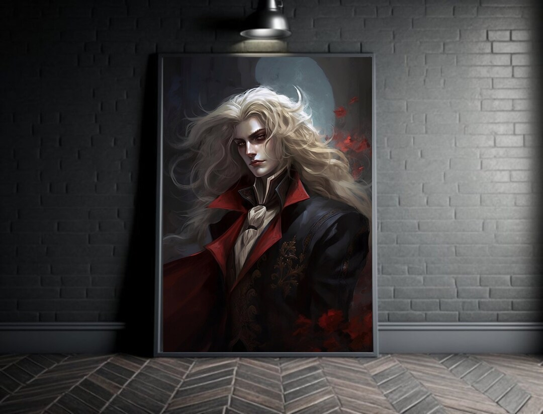 Alucard Symphony of the Night Painting Art Print Digital Print - Etsy