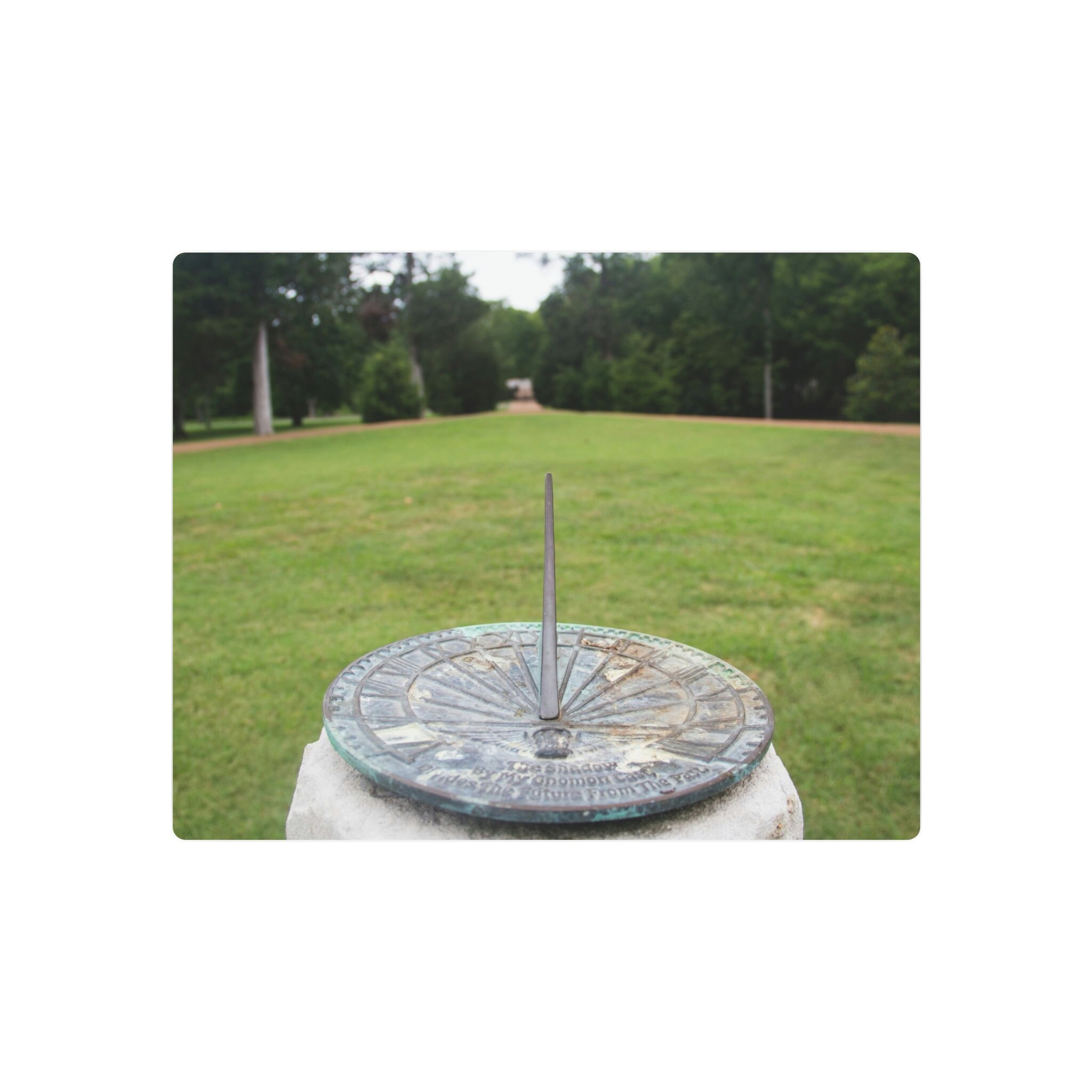 In 'focus' the Arm of the Sundial Stands Prominently - Etsy