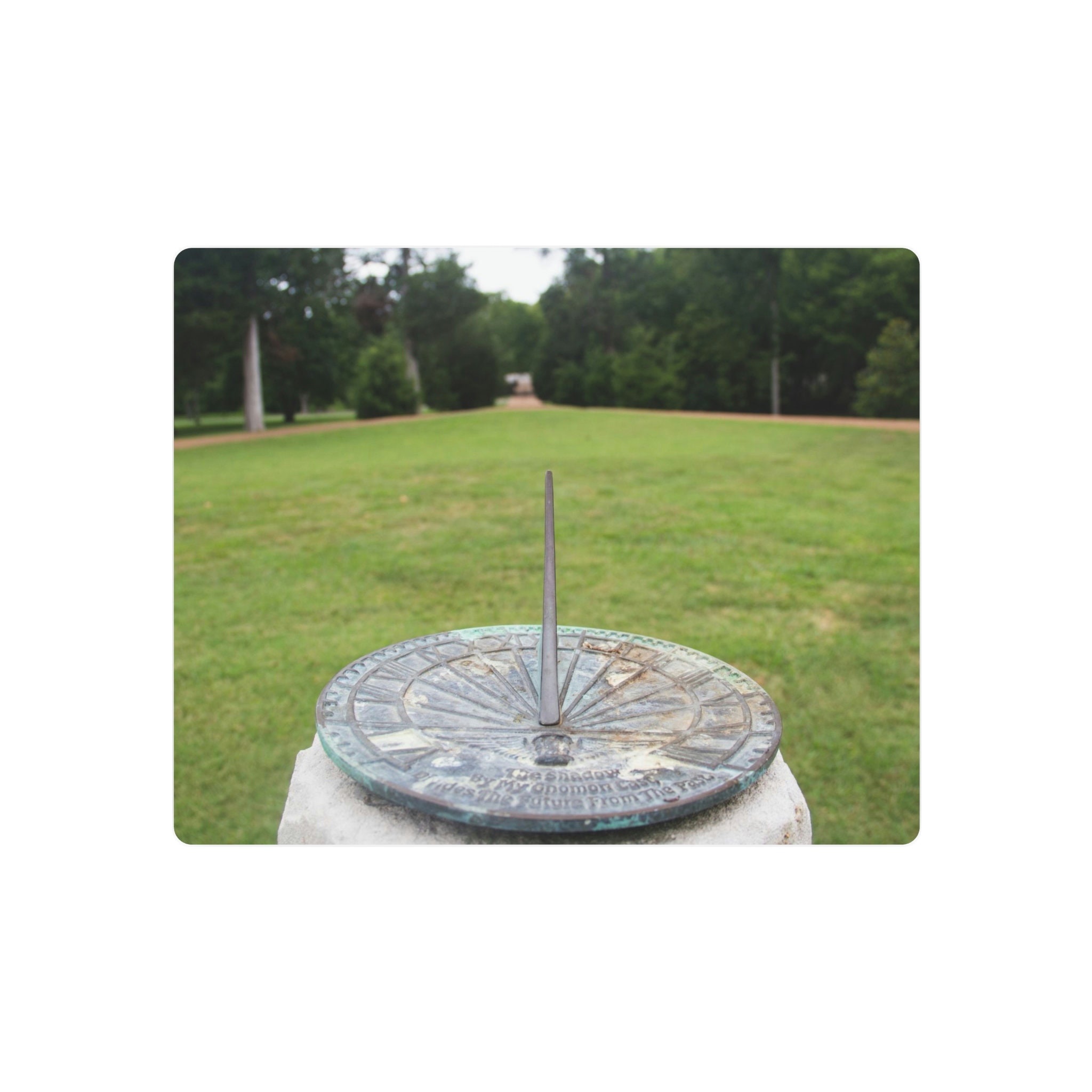 In 'focus' the Arm of the Sundial Stands Prominently - Etsy