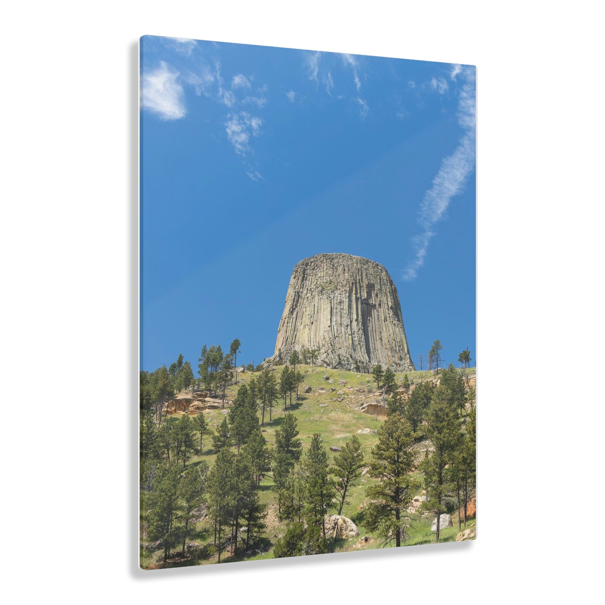 The Towering Monolith of Devils Tower: A Natural Wonder Rising Above ...