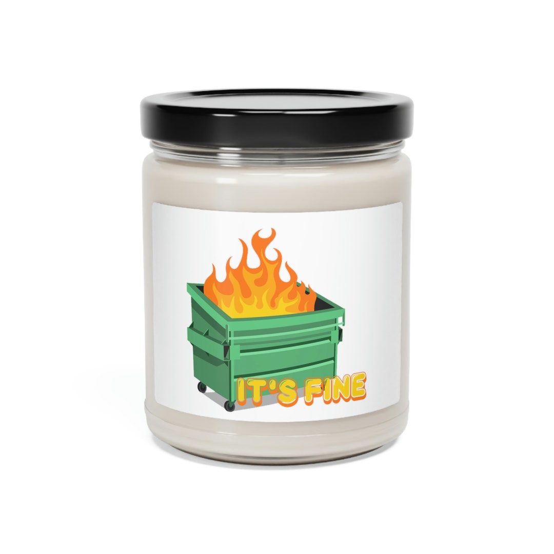 Light up Your Life With This Hilarious Dumpster Fire Inspired Scented ...