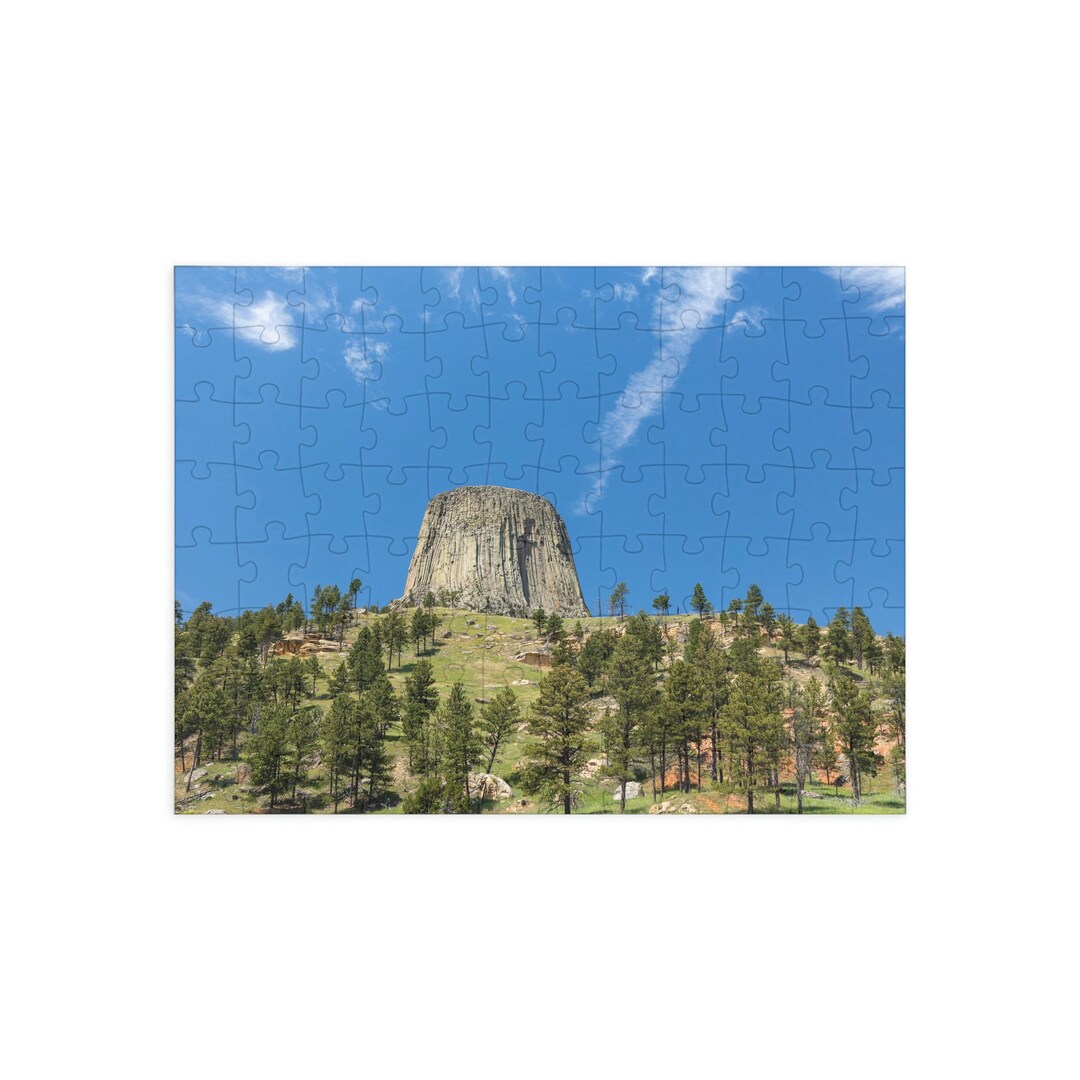 The Towering Monolith of Devils Tower: A Natural Wonder Rising Above ...