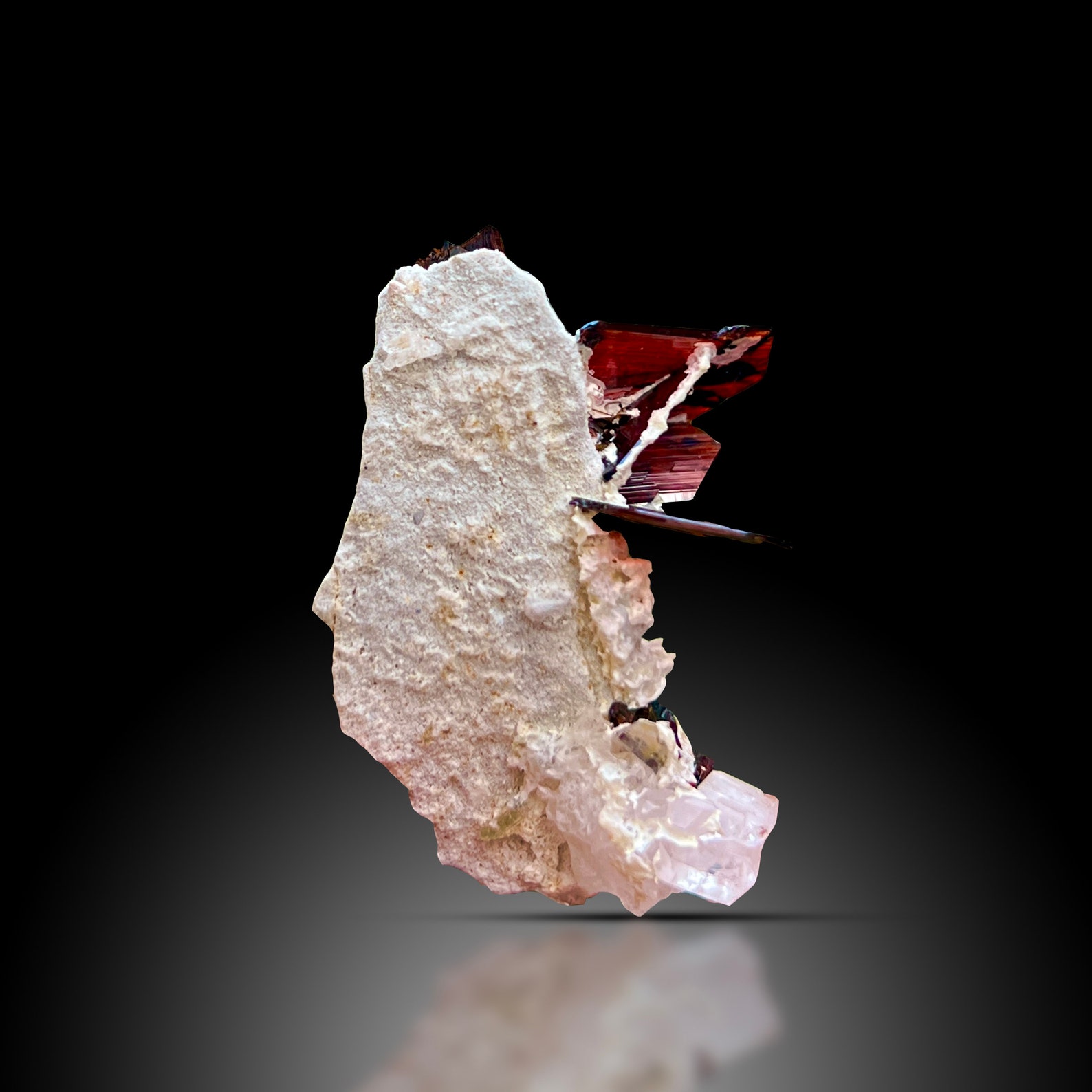 Rare! Brookite Specimen With Quartz (pakistan) | Brookite Blade ...