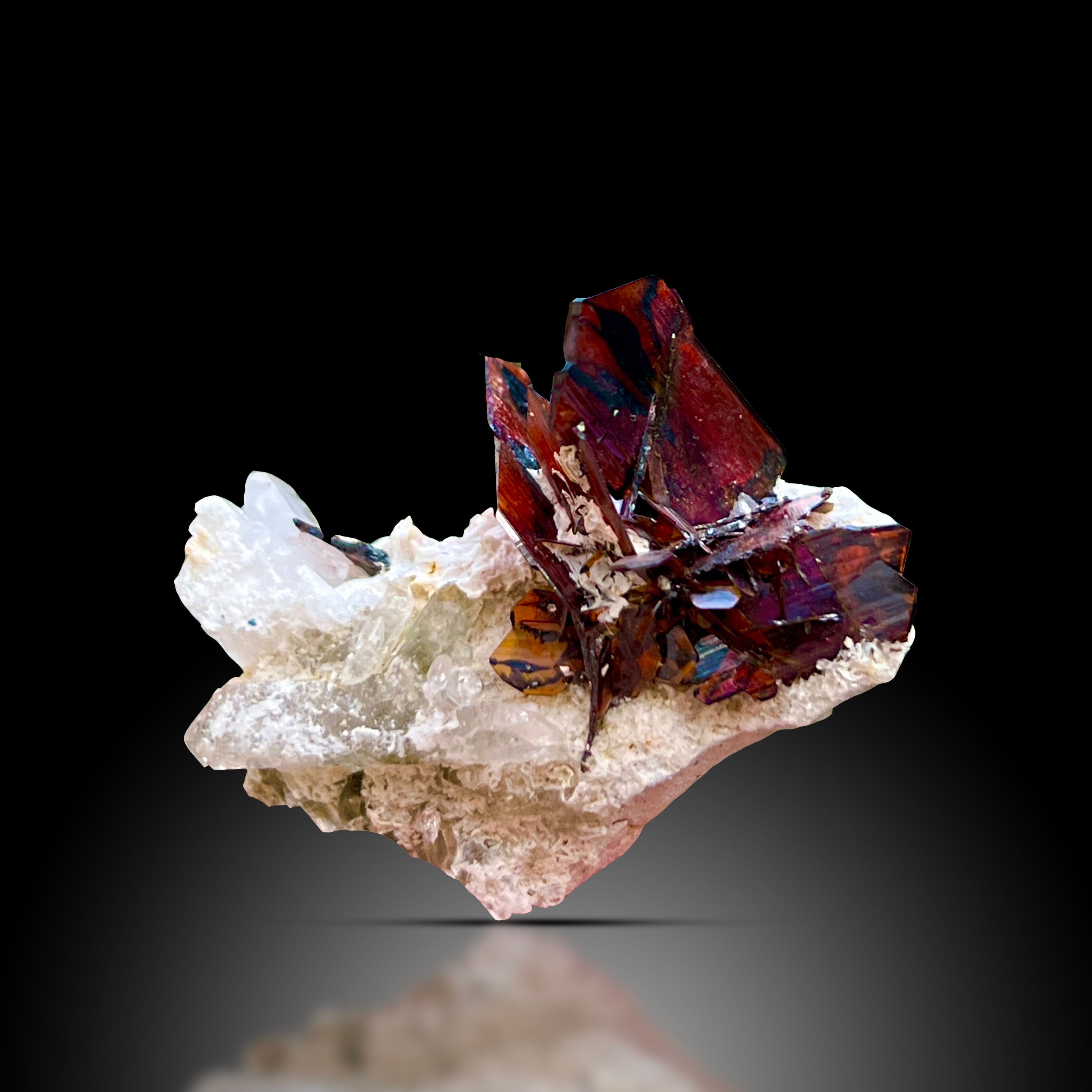 Rare! Brookite Specimen With Quartz (pakistan) | Brookite Blade ...