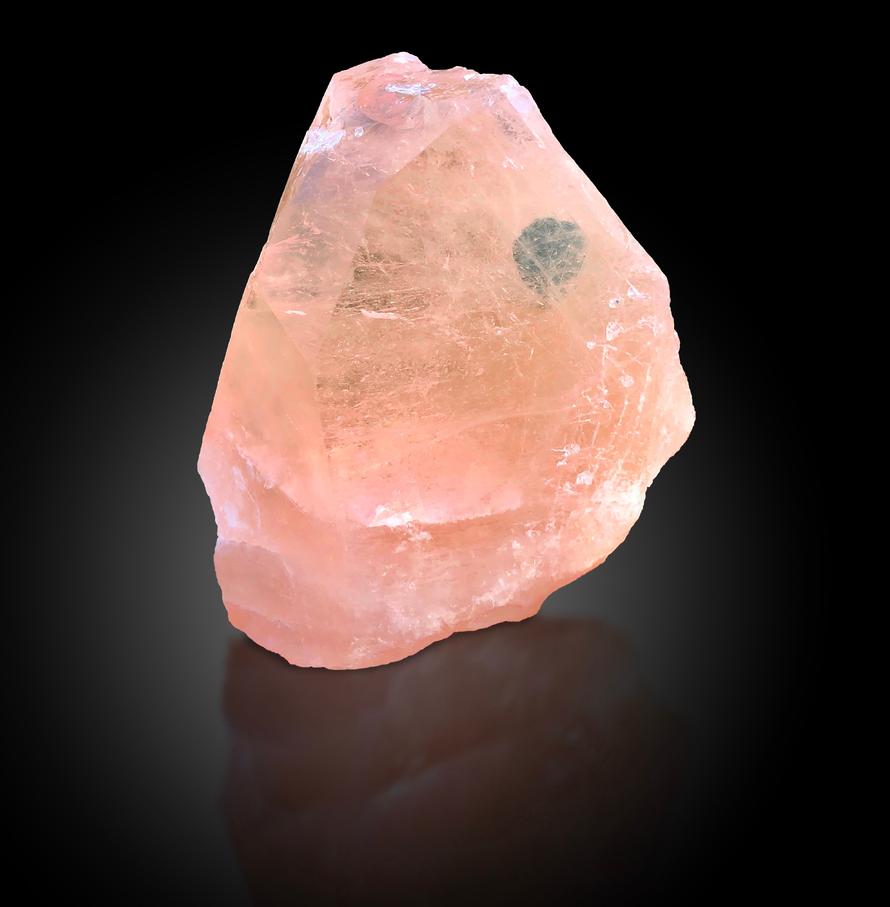 Morganite Crystal With Tourmaline From Kunar Mine (afghanistan), Baby ...