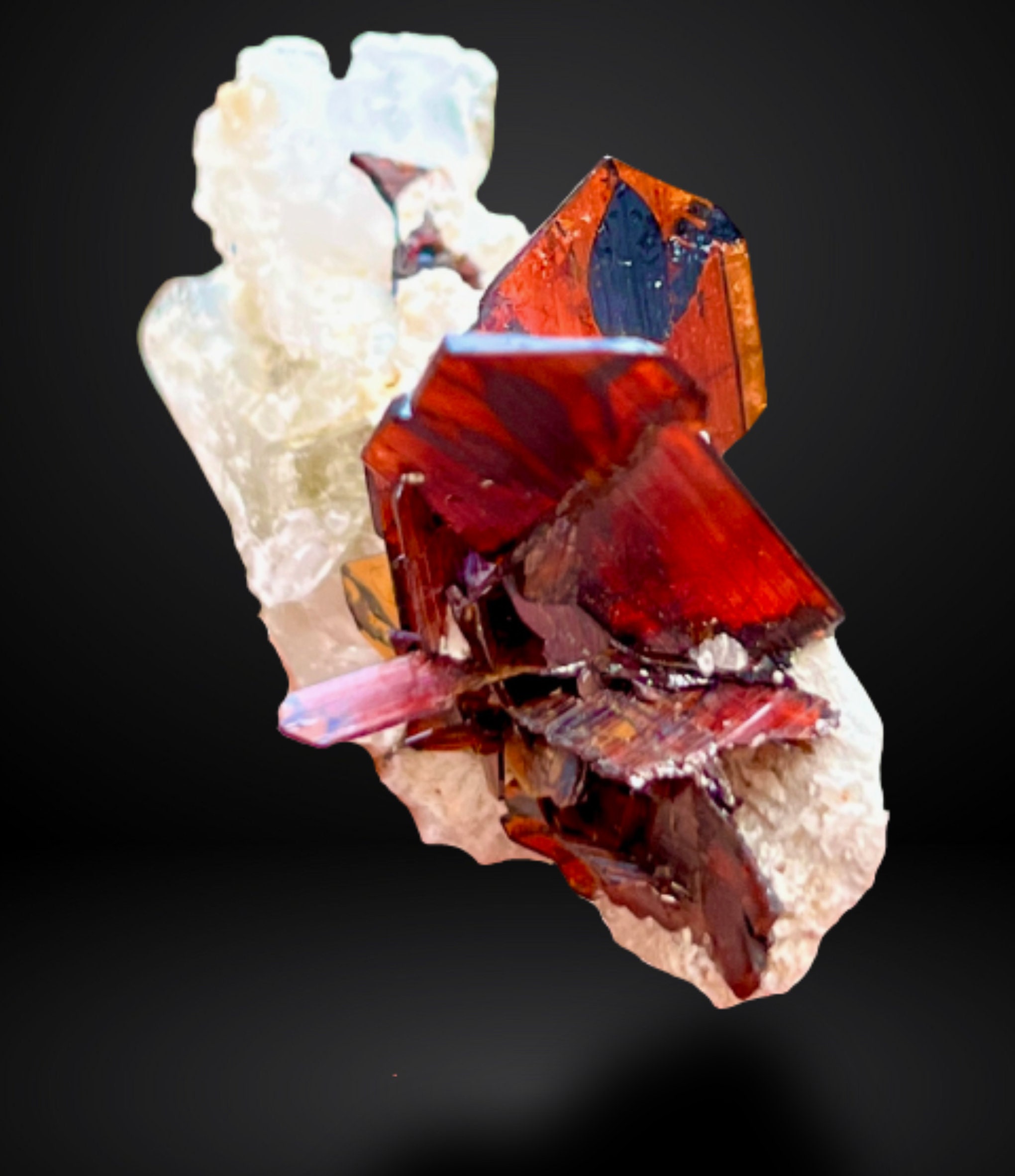 Rare! Brookite Specimen With Quartz (pakistan) | Brookite Blade ...