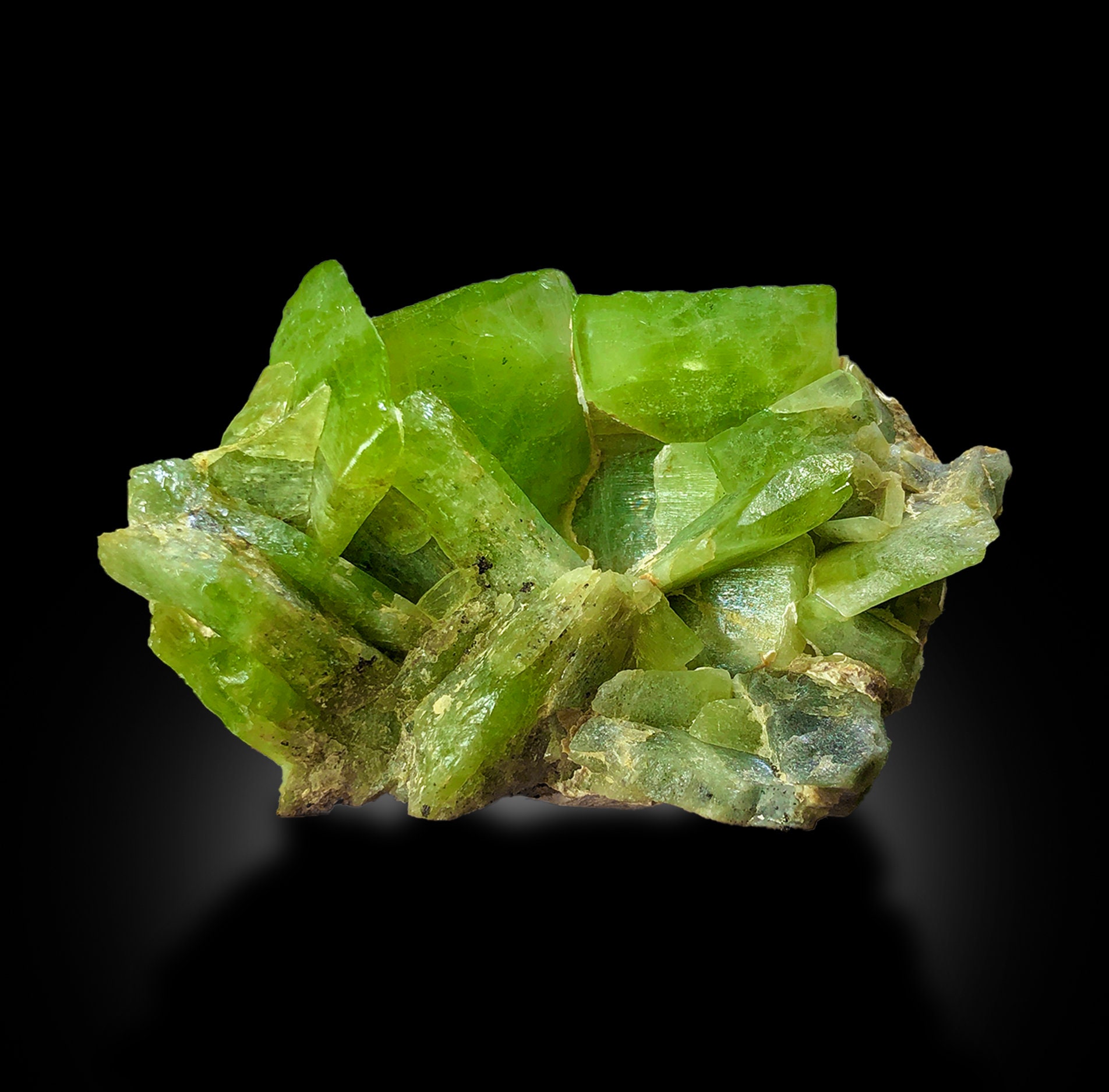 Green Peridot Crystal Nice Point, Natural Peridot Mineral Specimen ...