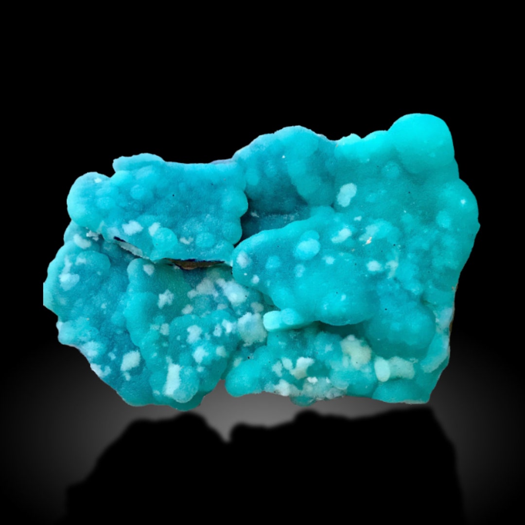 Hemimorphite Cluster With Azurite Specimen From Afghanistan, Natural ...
