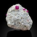 Ruby Crystals on Matrix With Pyrite, Natural Ruby, Ruby Specimen, Raw ...