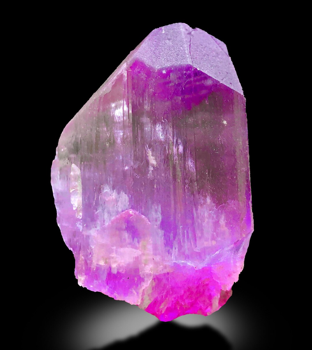 Diamond Cut Kunzite Crystal, V Shape Kunzite, Purple Kunzite, Pink ...