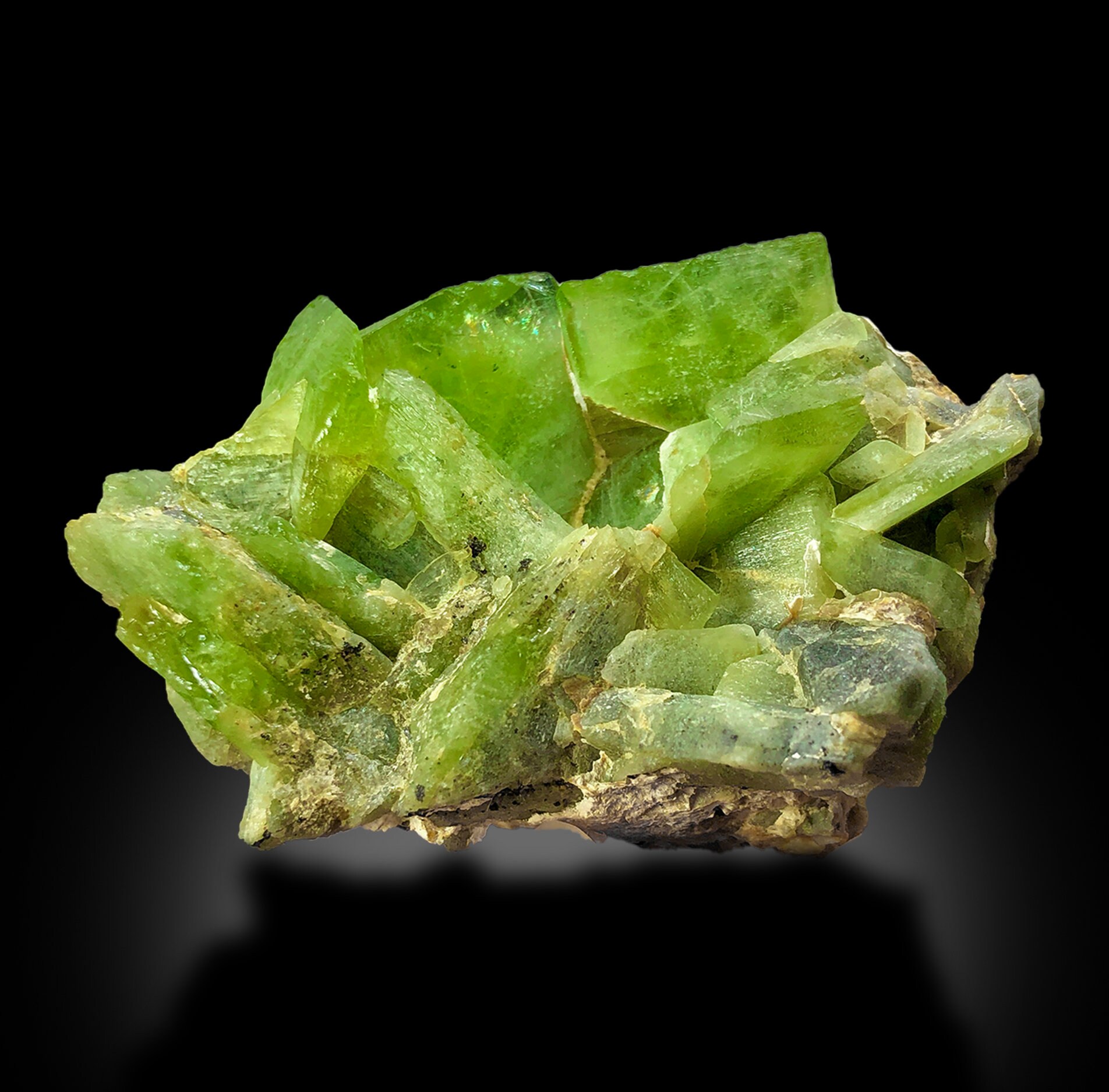 Green Peridot Crystal Nice Point, Natural Peridot Mineral Specimen ...