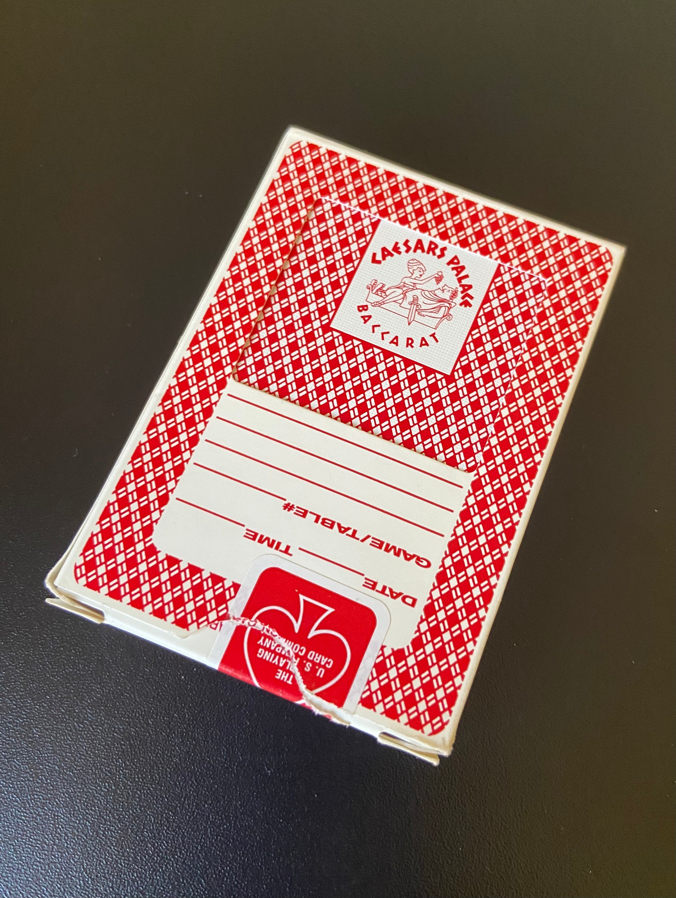Playing Cards From Caesars Palace Las Vegas Hotel and Casino - Full ...