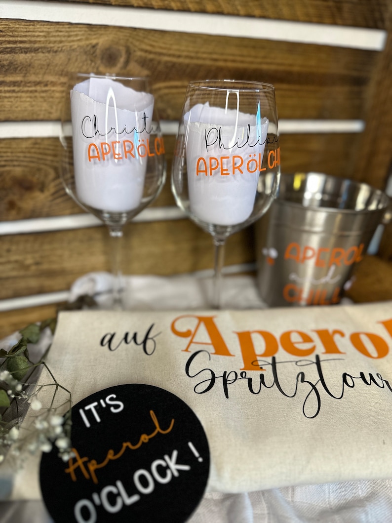 Personalisiertes Geschenkset Aperol Aperölchen Holy Aperoli Mädelsabend ...