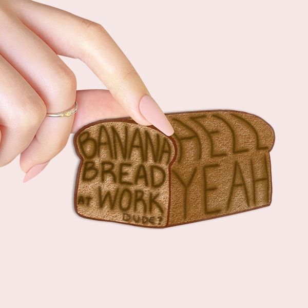 Banana Bread at Work - Etsy