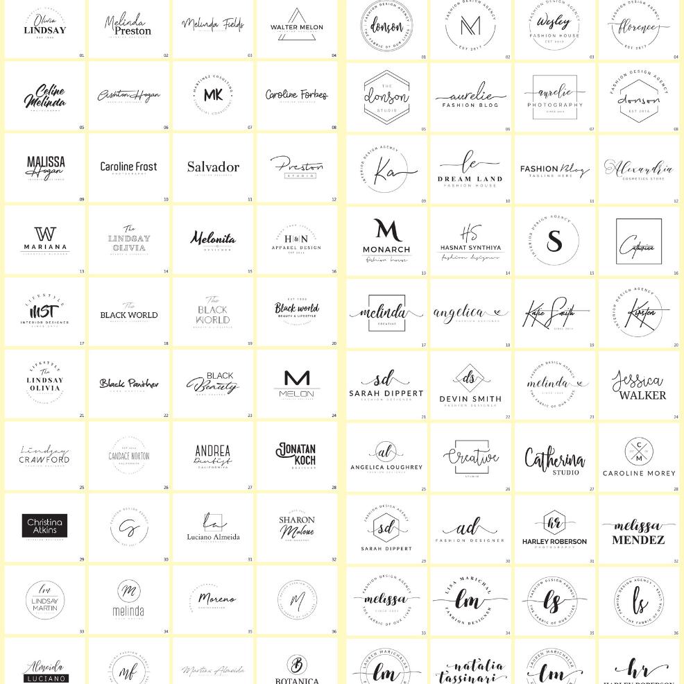 5000 Logo Templates Bundle: Editable (psd, Ai, Eps) Files (PLR & MRR ...