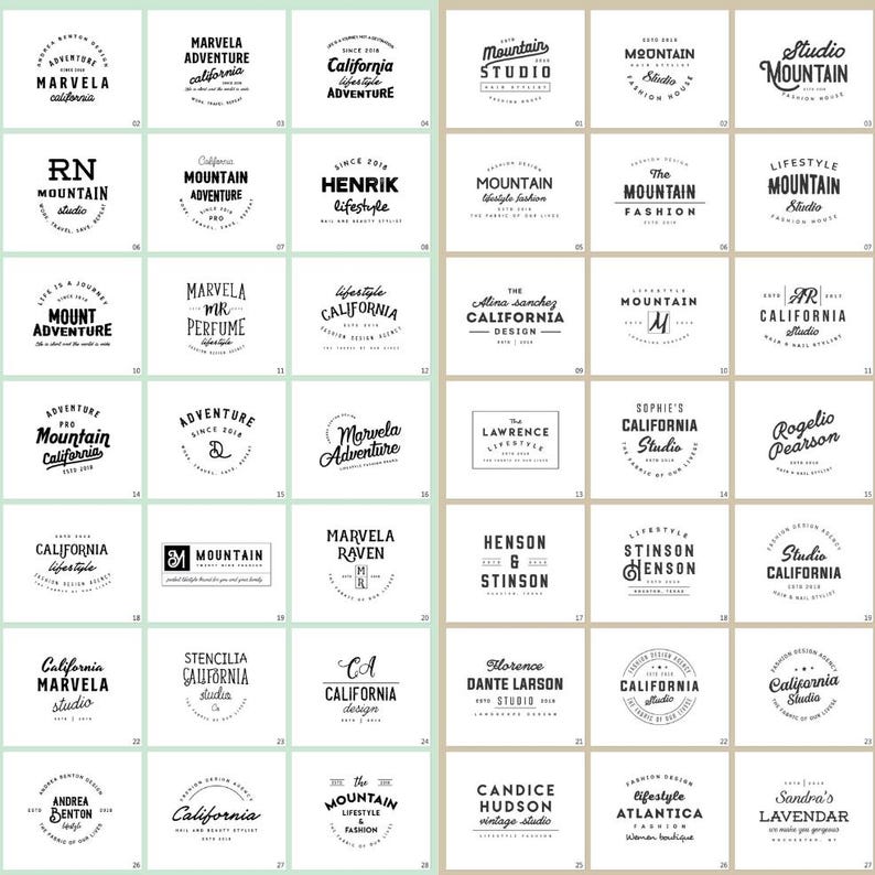 5000 Logo Templates Bundle: Editable (psd, Ai, Eps) Files (PLR & MRR ...