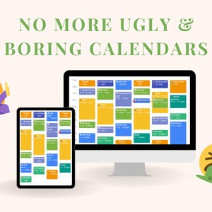 Google Calendar Customisation Palette Sweet Peach - Etsy