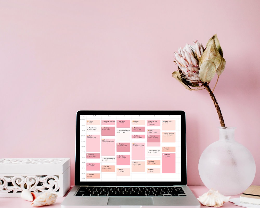Google Calendar Customisation Palette Sweet Peach - Etsy