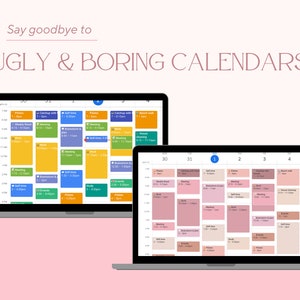 Custom Calendar Palette Pretty Plum - Etsy