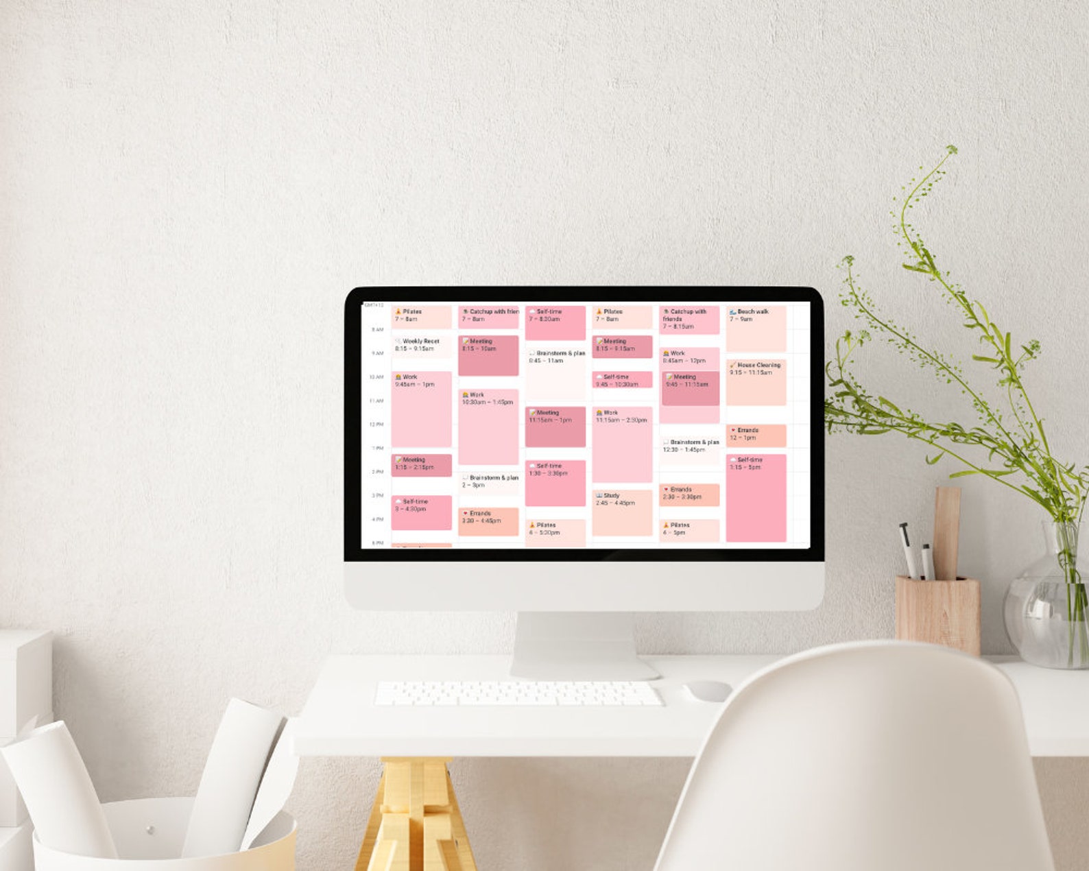 Google Calendar Customisation Palette ~ Cherry Blossom - Etsy