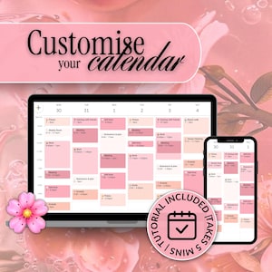 Google Calendar Customisation Palette ~ Cherry Blossom - Etsy