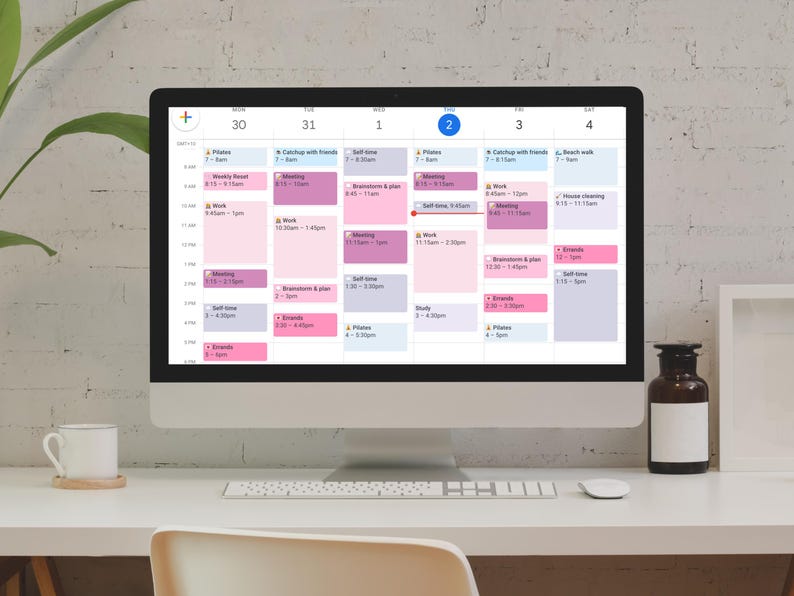 Google Calendar Customisation Palette ~ Candy Dream - Etsy