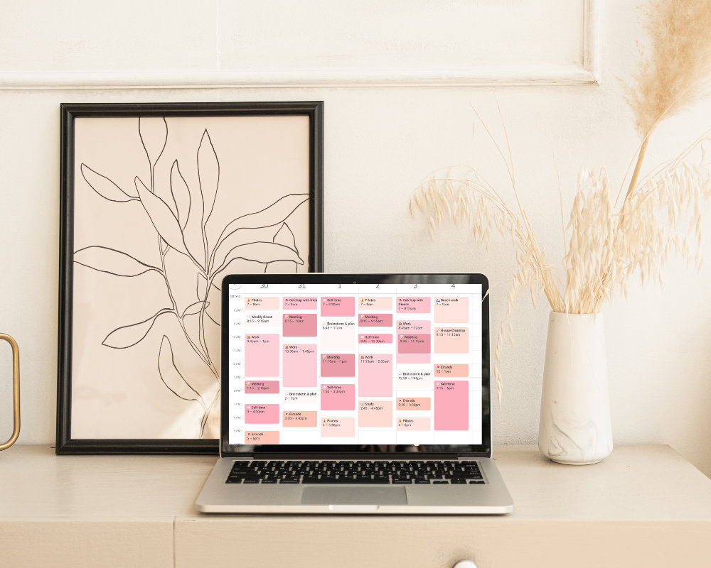Google Calendar Customisation Palette ~ Cherry Blossom - Etsy